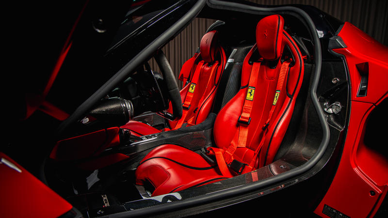laferrari red interior
